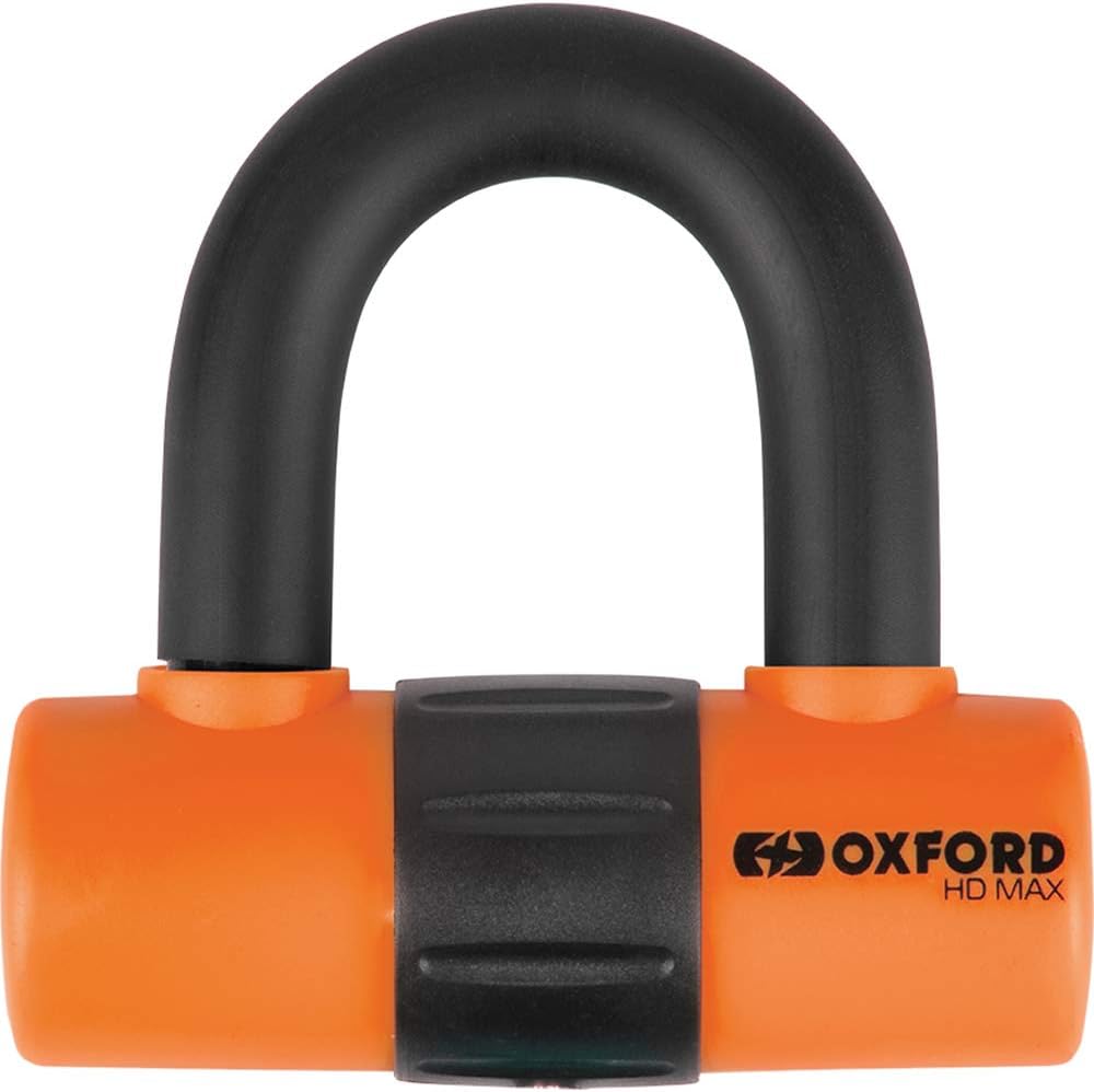 Oxford HD Max Orange High Security Motorcycle Steel Disc Lock LK312 ...