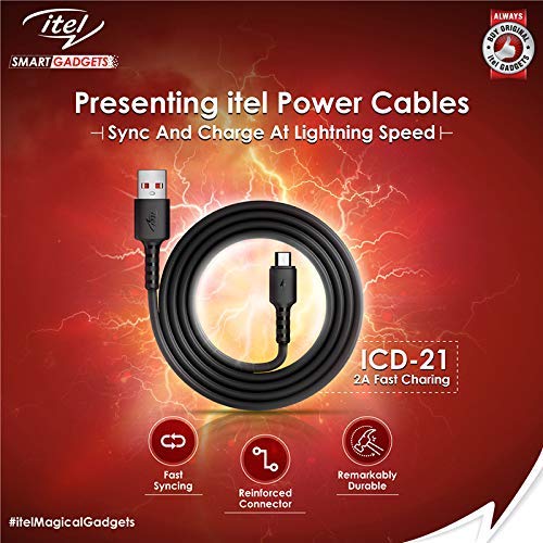 Itel ICD-21 ICD-21, 2A Fast Charging Data Cable (set-4) : Amazon.in ...