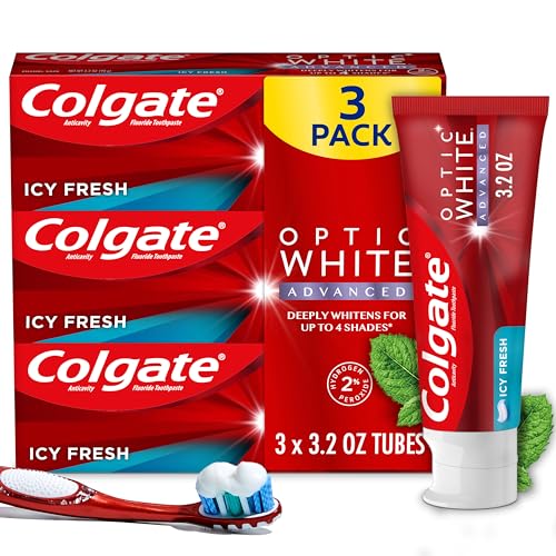 Snapklik.com : Colgate Optic White Advanced Teeth Whitening Toothpaste