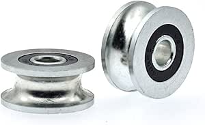 Amazon.com: Wire Rope Hanging Wire Towing Wheel 1pcs 8*30*14mm rolling ...