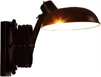 LED Indoor Wall Light, Farmhouse Accordion Wall Lamp, Extendable V ...