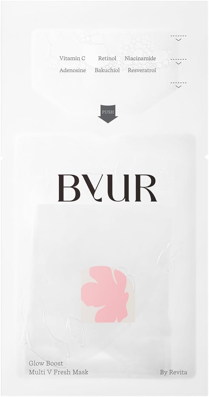Amazon | ByUR(バイユア) シートマスク フェイスパック グローブースト マルチV フレッシュマスク 1枚 | ByUR | フェイスマスク 通販