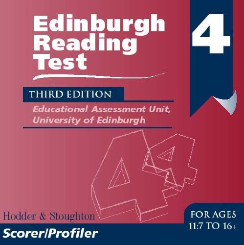 Edinburgh Reading Test 4: Scorer/Profiler CD-ROM: Stage 4 : University ...