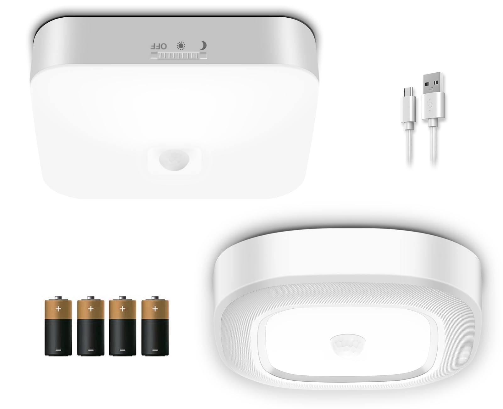 WhitePoplar Rechargeable Motion Sensor Closet Light & Battery Operated ...