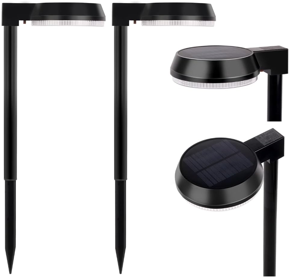 sunchai Solar Pathway Lights Outdoor 450 Lumens, Robust Design, 2 Modes ...
