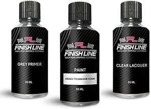 FINISH LINE R902 Grey White For VW VOLKSWAGEN Touch Up Paint 30ML Kit ...