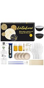 Kintsugi Repair Kit Gold, Japanese Kintsugi Kit to Improve Your Ceramic ...