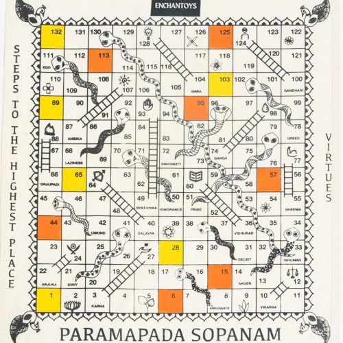 Buy Enchantoys Parampada Sopanam Cotton Fabric Board Game | Traditional ...