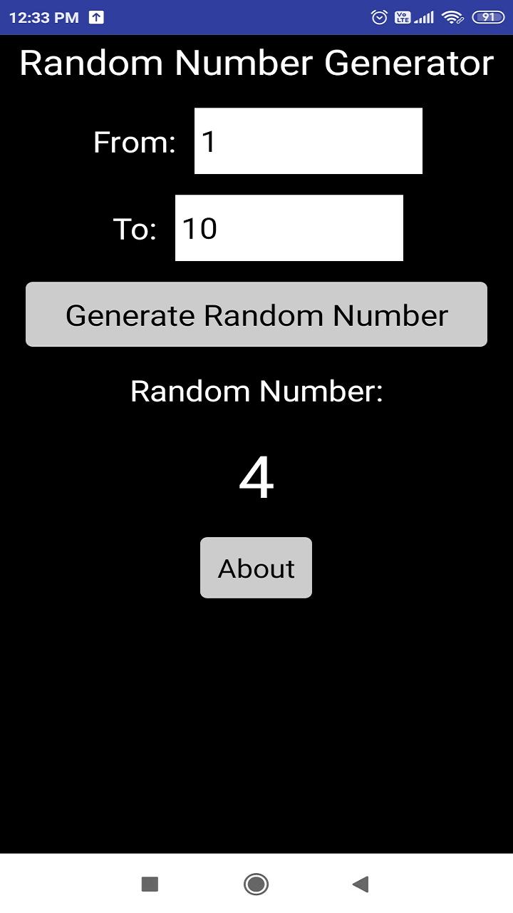 Random Number Generator - App on Amazon Appstore