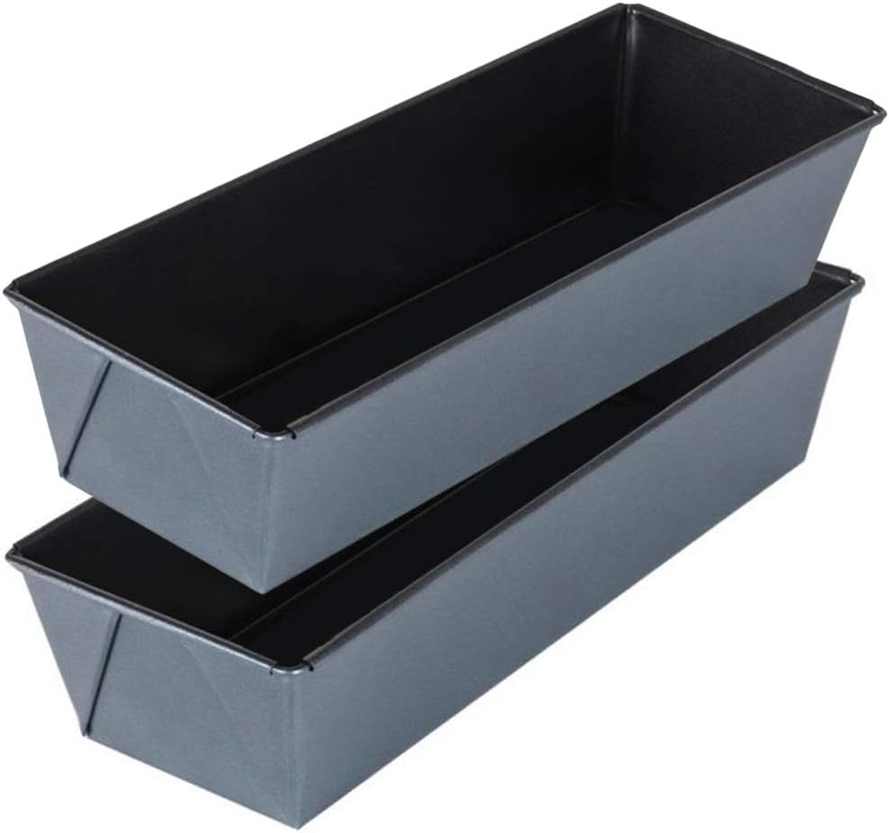 Space Home - Loaf Tins for Baking Set - Rectangular Bread Pan ...