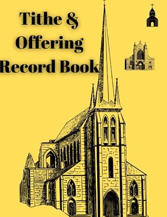 Tithe & Offering Record Book: Financial Record Book for Small Business ...