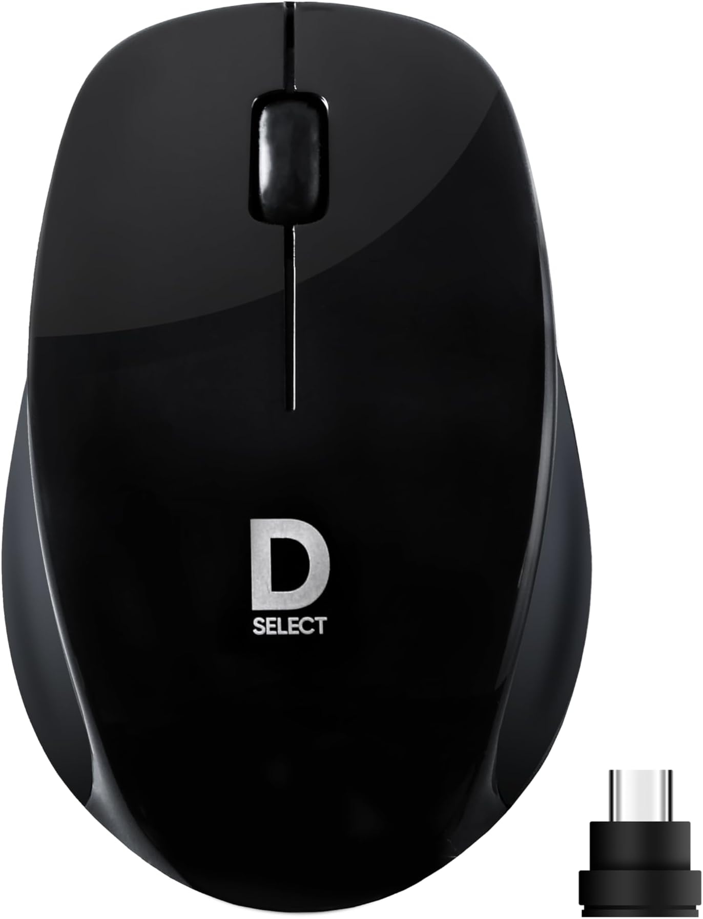 Amazon.in: Buy D SELECT Wireless Mouse DS321-Black with USB Type C ...