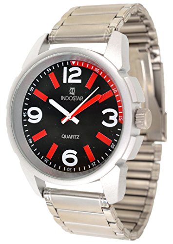 Indostar Analog Black Dial Men's Watch - Indostar_07 : Amazon.in: Fashion