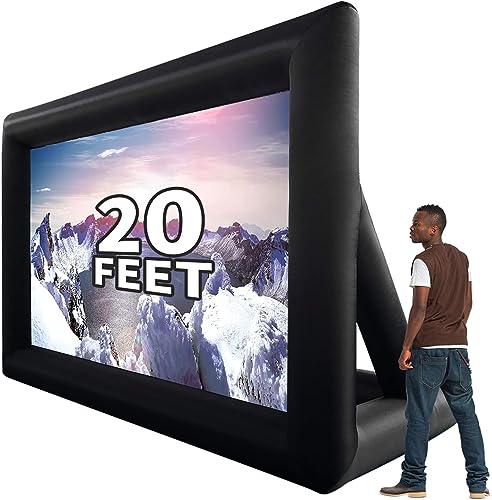 Snapklik.com : Pro 20 Feet Inflatable Movie Screen, Outdoor Projection ...