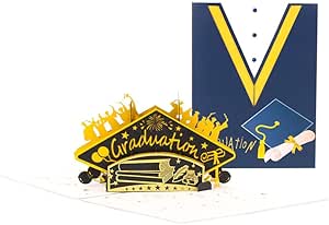 Amazon.com : ATCTBOGFS Graduation Card, Signature Paper Wonder Pop-Up ...