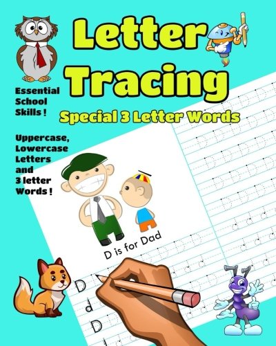 Letter Tracing Special 3 Letter Words: Essential school skills ...