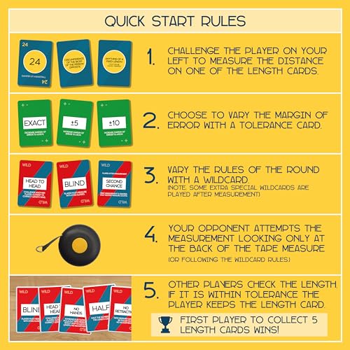 Measure me this! A measurement based card game | 2-6 players, Ages 12 ...