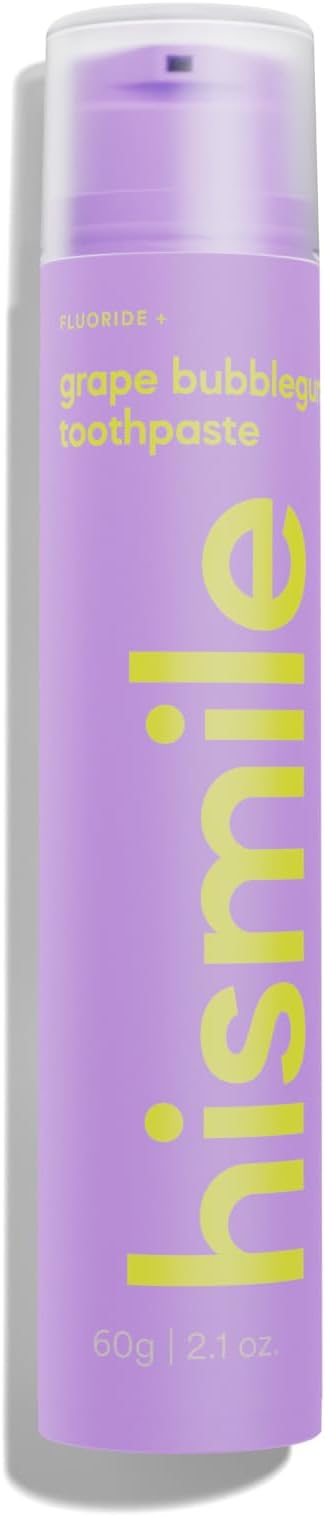 Amazon.com: Hismile Grape Bubblegum Flavoured Toothpaste | Flavoured ...