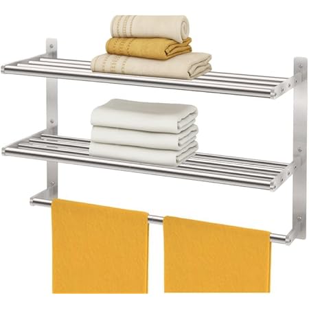 Amazon.com: Hotel Towel Racks for Bathroom Wall Mounted, BETHOM 24 Inch ...