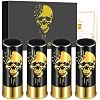 Skull Plastic Shot Glasses - Set of 4 with Gift Box, Gothic & Novelty ...