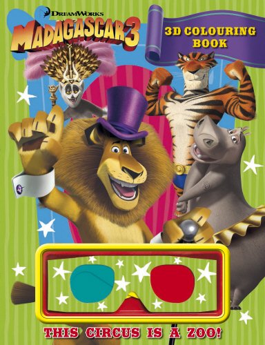 Madagascar 3: 3D Colouring Book : Amazon.co.uk: Books