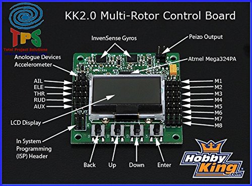 Quadcopter Flight Controller Board KK2.0 : Amazon.in: Electronics