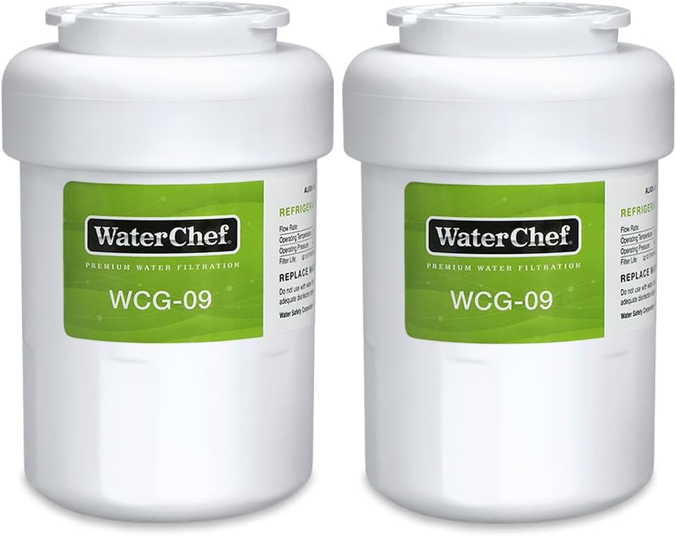 WaterChef MWF – Filtro de agua para refrigerador WCG-09 (paquete de 2 ...