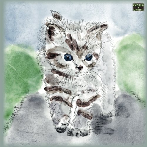 Write Here Journals: Custom Journals Cat Notebook Lined Paper Notebook ...