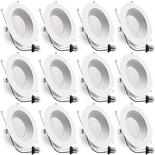 12 Pack Dimmable LED Can Light, 2700K Warm White Simple Retrofit ...