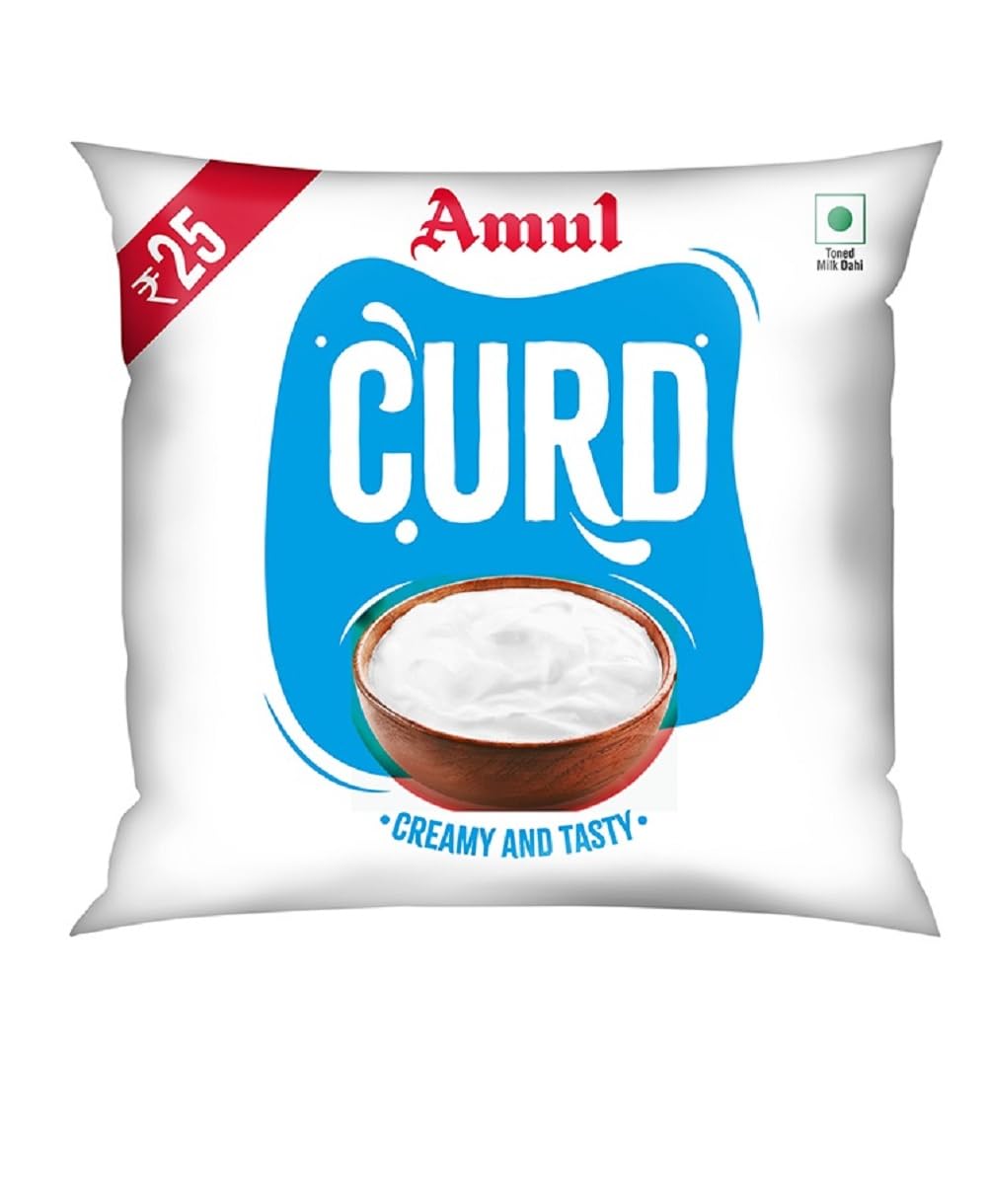 Amul Curd Pouch 500 g : Amazon.in: Grocery & Gourmet Foods