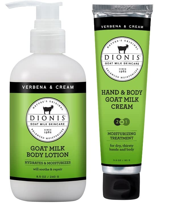 Amazon.com : Dionis Goat Milk Skincare Verbena & Cream Scented Lotion ...