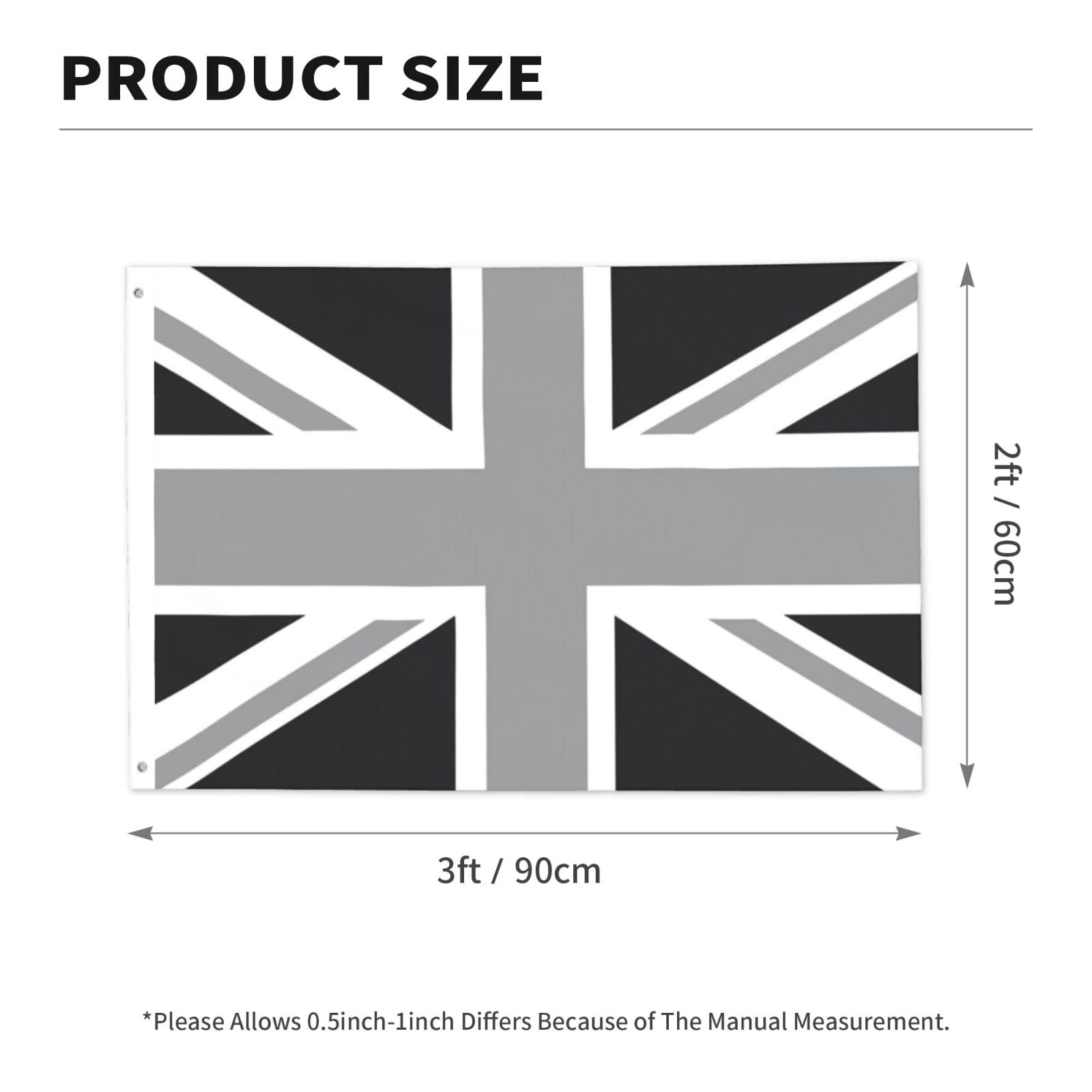 Bandera Union Jack En Blanco Y Negro Bandera Union Jack Del Reino