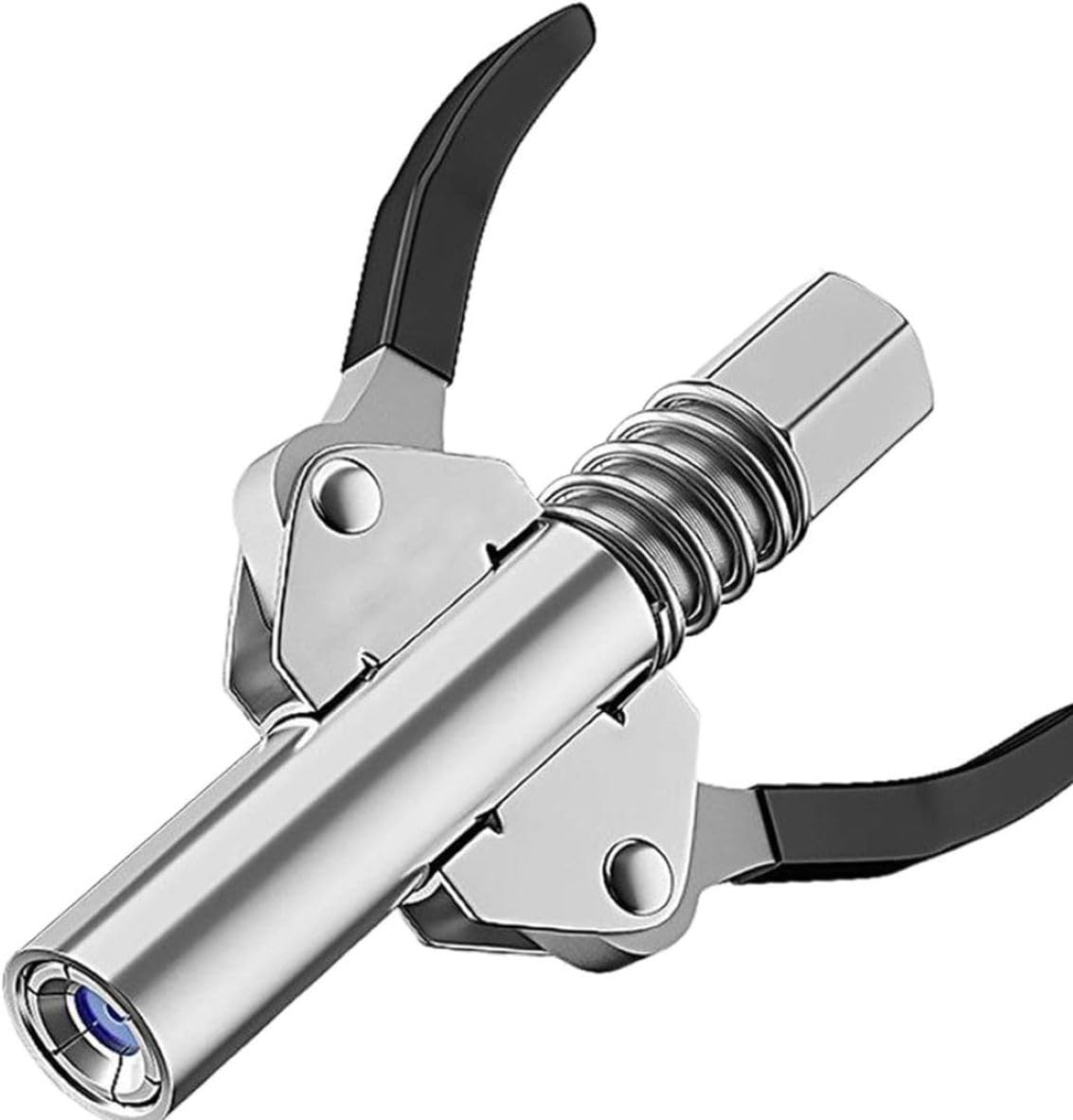 Buy Grease Gun Coupler Double Handle With 10000 PSI & 1/8" NPT Quick ...