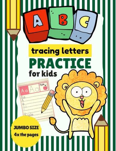 Amazon.com: ABC Tracing Letters Practice for Kids: Jumbo Size, 4x the ...