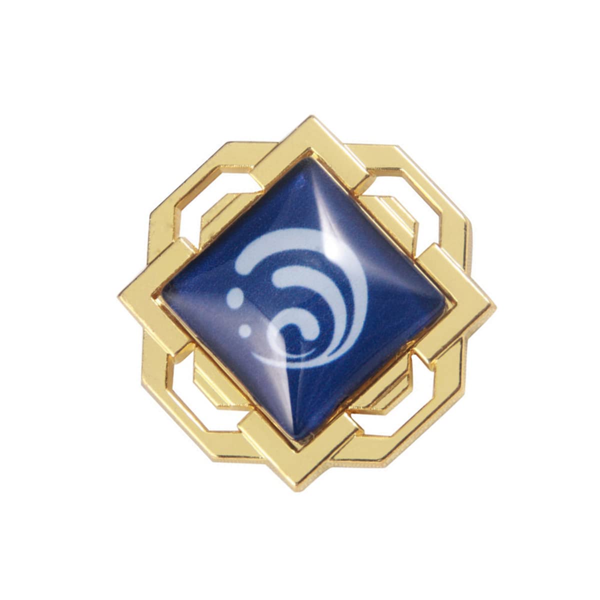 Wuhuayu Genshin Impact Vision Brooch Seven Elements Anemo Cryo Dendro ...