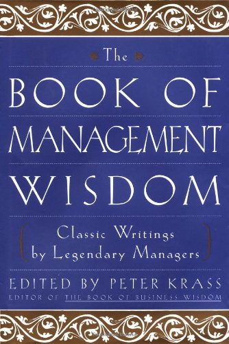 Amazon.com: The Book of Management Wisdom: Classic Writings by ...