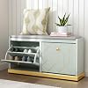 Amazon.com: HLR Shoe Bench with Storage, Modern Entryway Bench with 2 ...