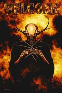 Laminated Posters Welcome Gothic HUGE : Amazon.co.uk: Home & Kitchen