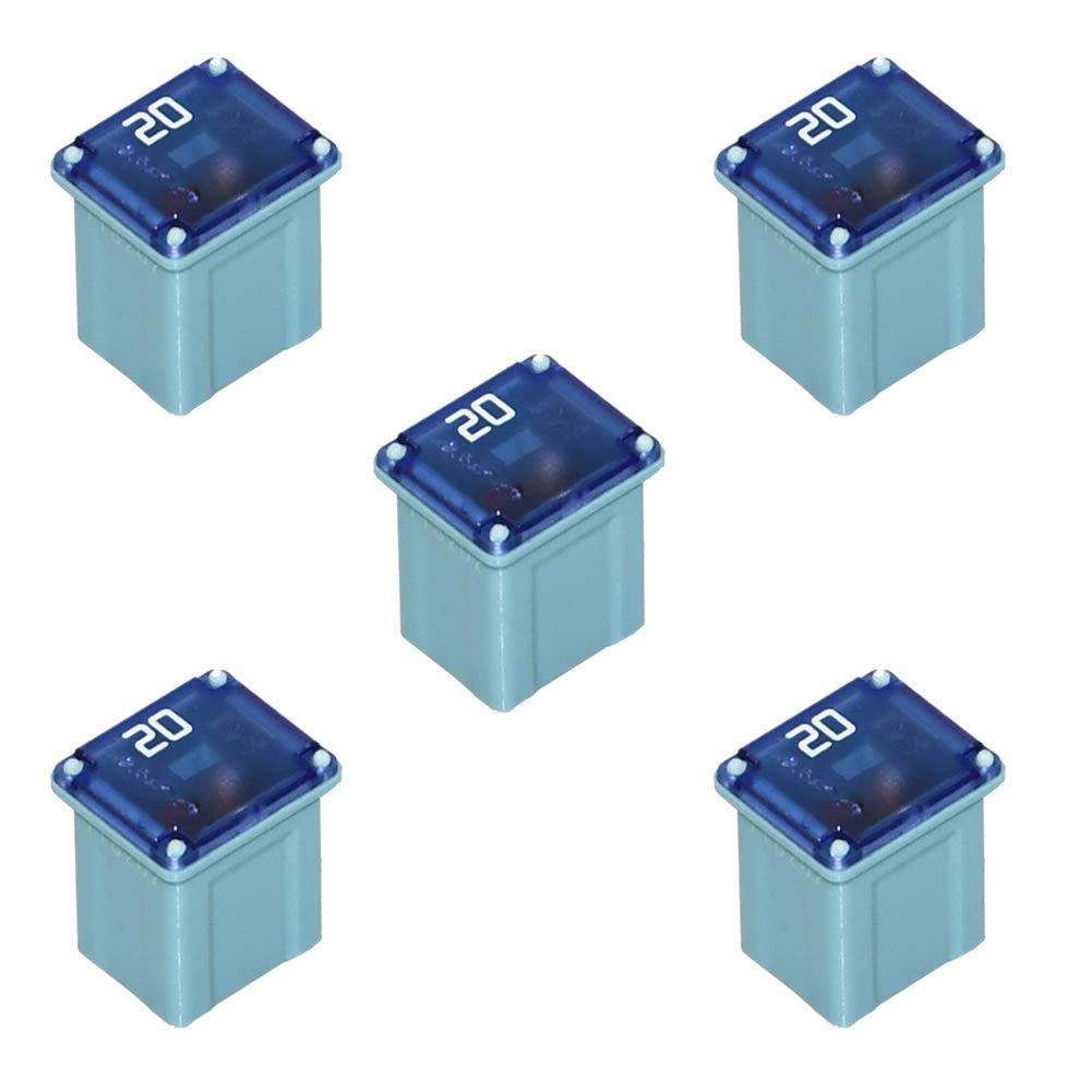 Snapklik.com : 5 Pack Automotive Low Profile Mini Jcase Fuse 20 Amp ...