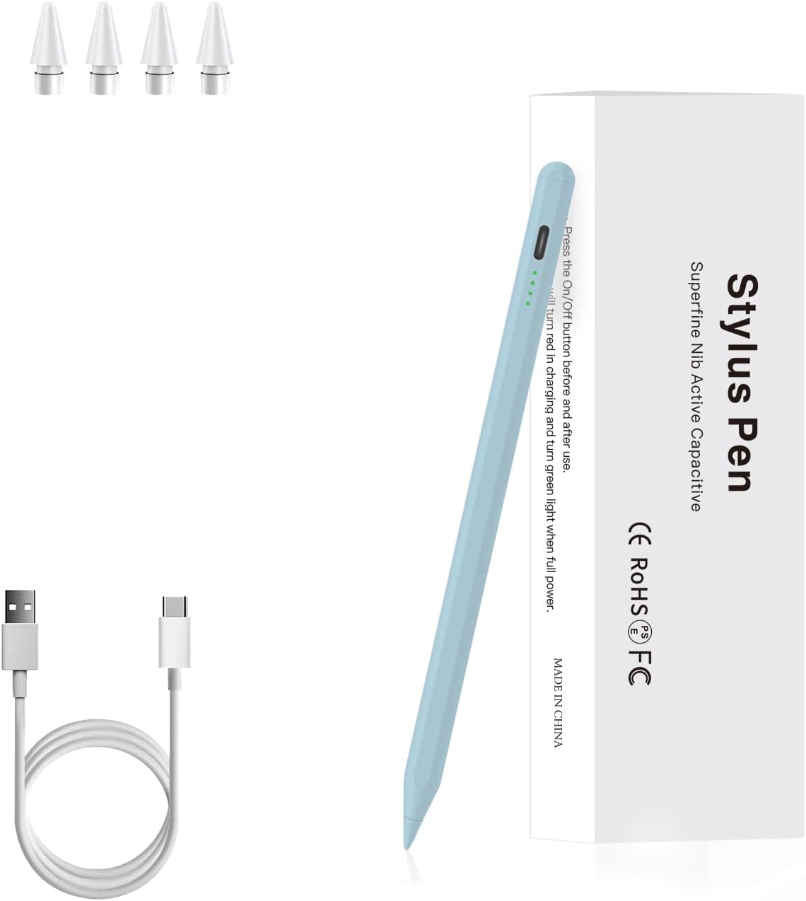Amazon.com: Apple Pencil for iPad 9th & 10th Generation - Fast Charge ...