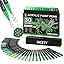 NICETY 30Pcs Feutre Acrylique Peinture stylo marqueur peinture ...