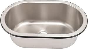 Stainless Steel Sink Basin, Concave Design Undermount Installation ...