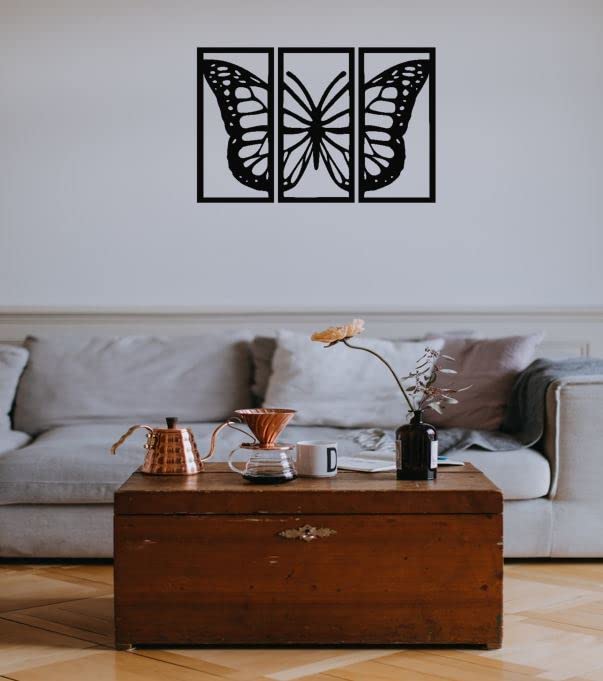 ATIVAN DECOR Butterfly MDF Laser Cutout | Vinyl Pasted | Best For Home ...
