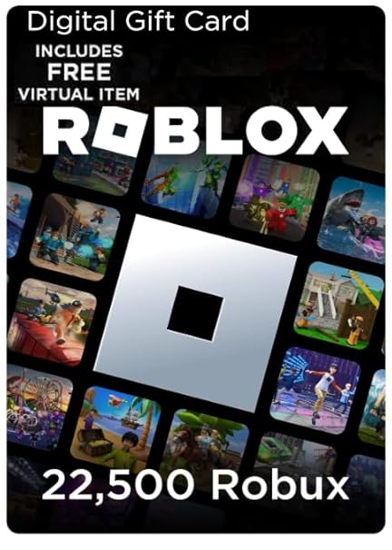 Roblox Code 22500 Roblox Robux 22,500 Credit + Bonus Exclusive Virtual ...