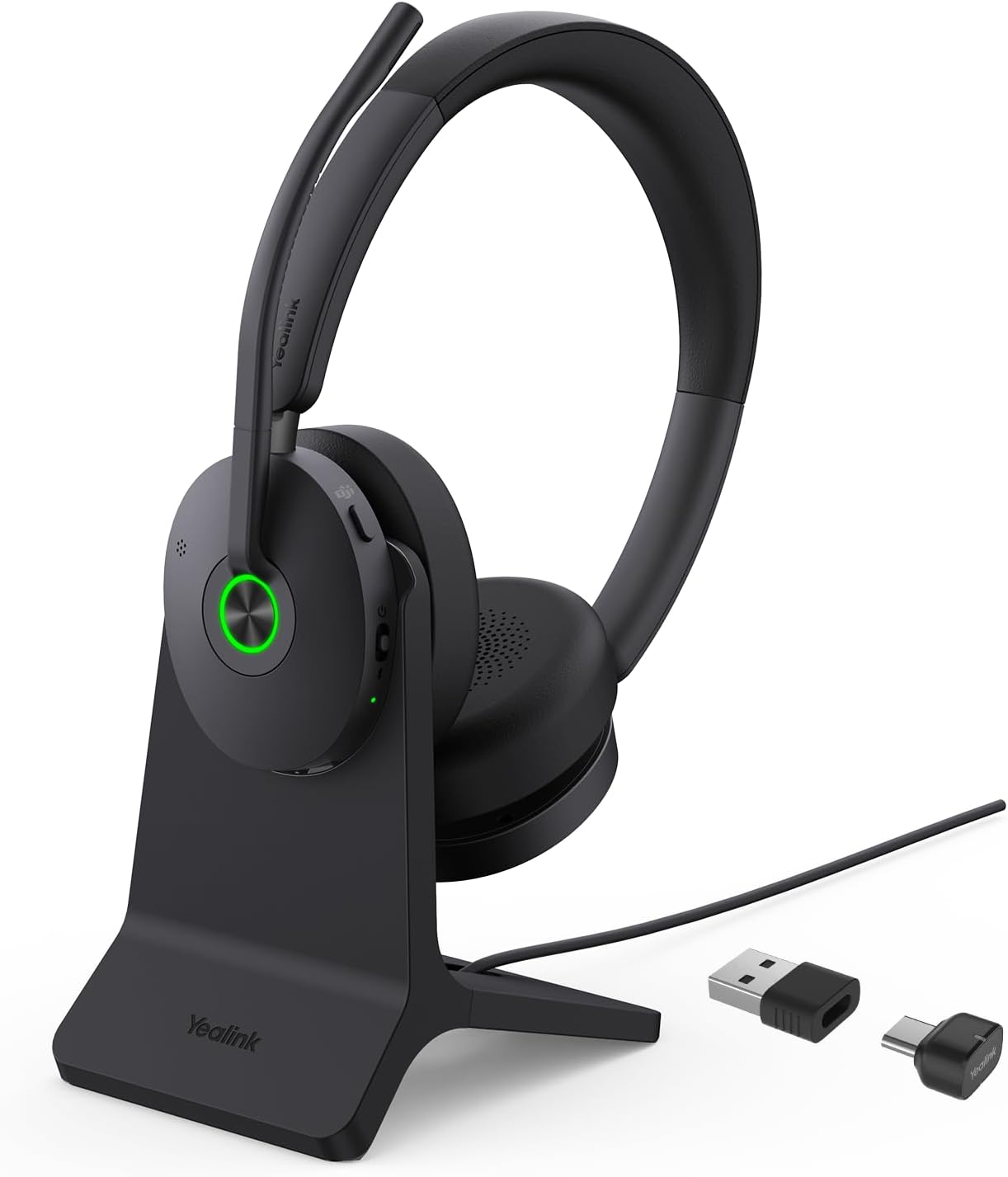 Amazon.com: Yealink BH74 with Stand ANC Wireless Bluetooth Headset with ...