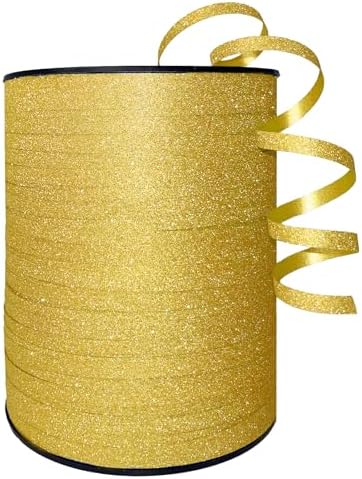 Eitolo Green Ribbon, 500 Yards Balloon Ribbon String 5mm Glitter Green ...
