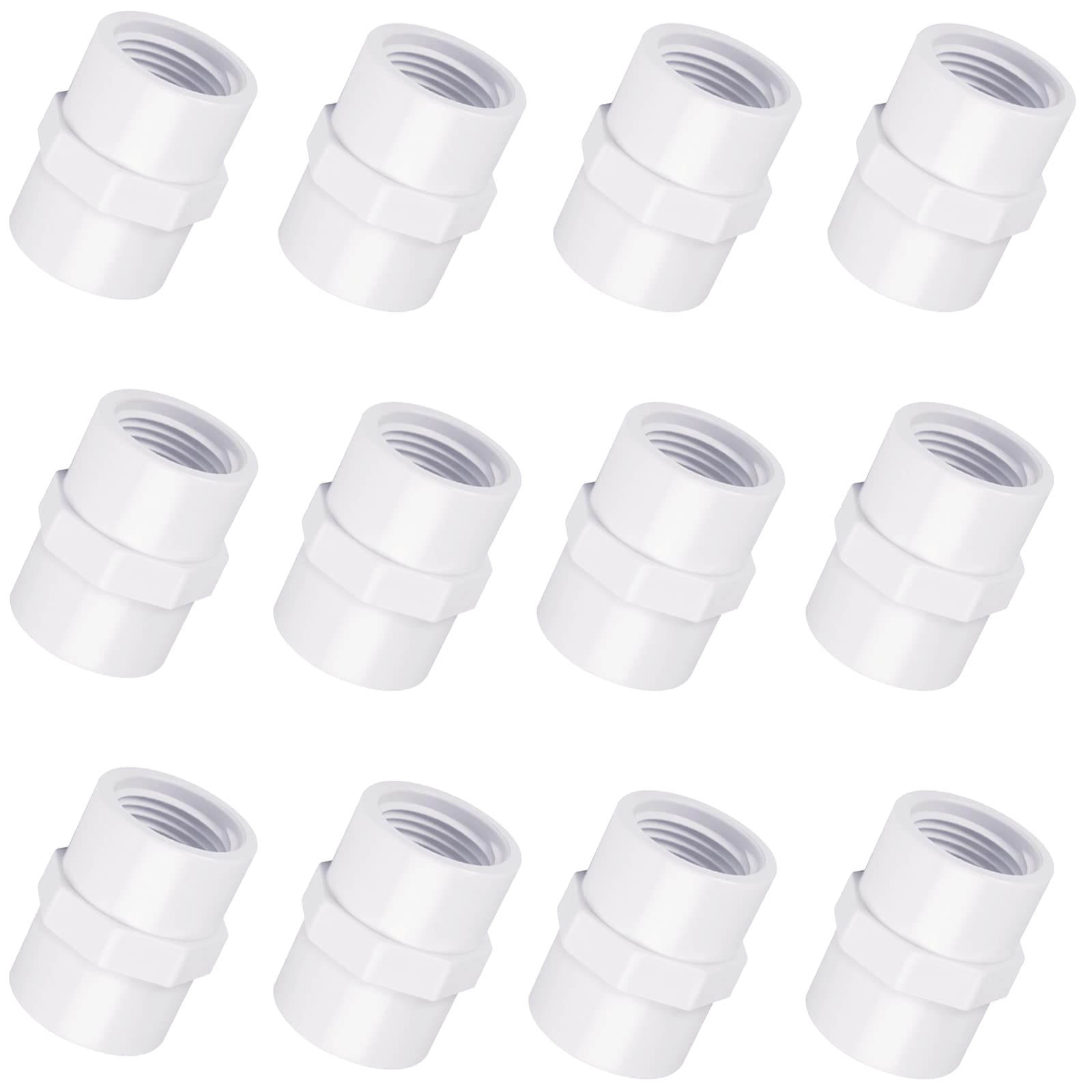 Buy 3/4" PVC Female Adapters Schedule 40 Pipe Fitting (Socket x Female ...