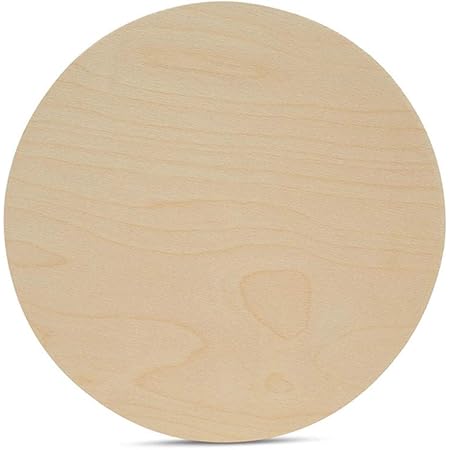 Amazon.com: Wood Circles 12 inch, 1/4 Inch Thick, Birch Plywood Discs ...