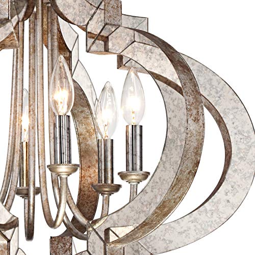 Possini Euro Design 6-Light Chandelier for High Ceilings