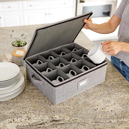 Snapklik.com : Cup Storage Container - 16 X 13 X 6H - Holds 12 Coffee ...